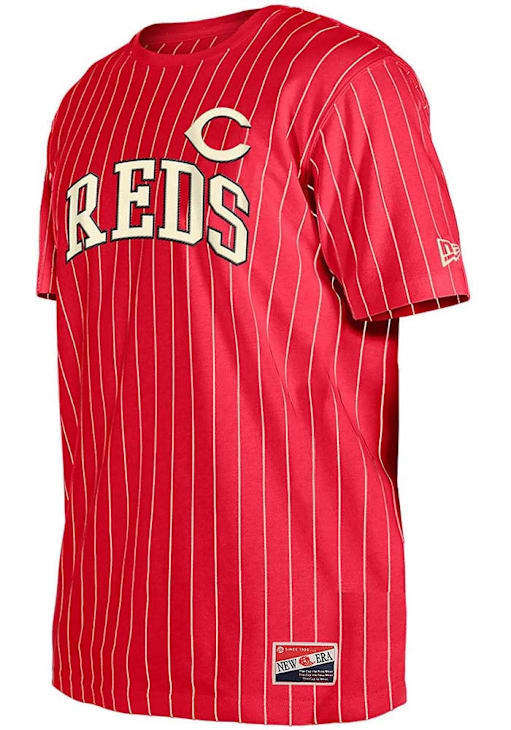 New Era Cincinnati Reds Red Throwback Short Sleeve Fashion T Shirt ...