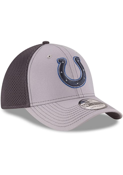 Indianapolis Colts Grayed Out Neo 39THIRTY Grey New Era Flex Hat