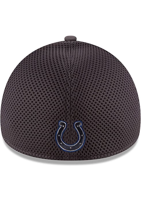 Indianapolis Colts Grayed Out Neo 39THIRTY Grey New Era Flex Hat