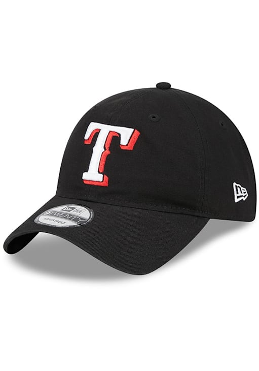 New Era Texas Rangers BLACK Core Classic 9TWENTY Adjustable Hat - 59004895