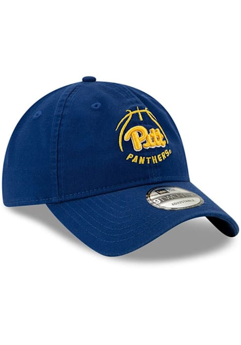 New Era Pitt Panthers Basketball 9TWENTY Adjustable Hat - Blue