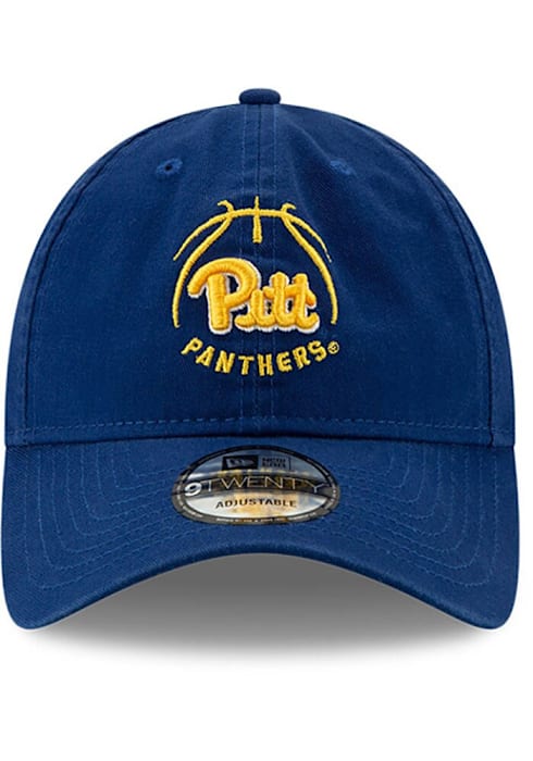 New Era Pitt Panthers Basketball 9TWENTY Adjustable Hat - Blue
