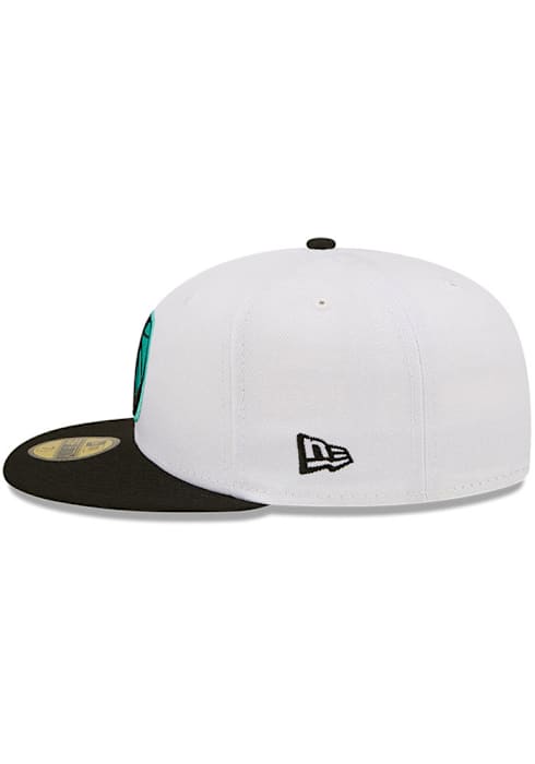 Dallas Mavericks 2T Color Pack 59FIFTY White New Era Fitted Hat