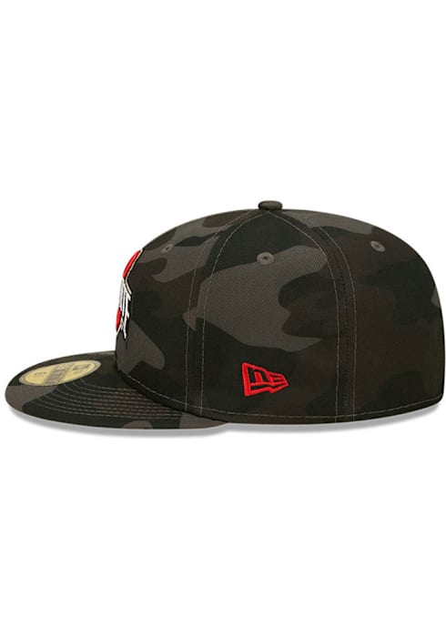 Ohio State Buckeyes Camo 59FIFTY Black New Era Fitted Hat