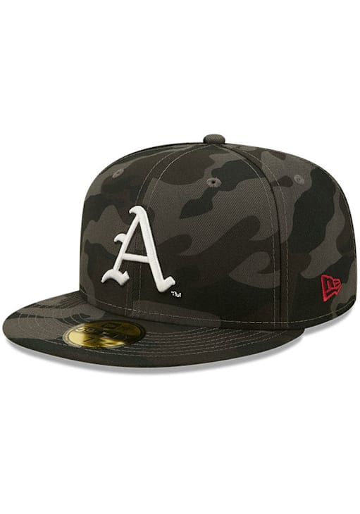 Arkansas Razorbacks Mens Camo 59FIFTY BLACK New Era Fitted Hat - 59012639