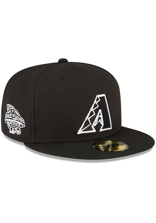 Arizona Diamondbacks Side Patch 59FIFTY Black New Era Fitted Hat