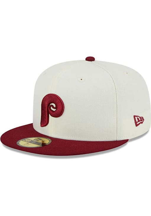 Philadelphia Phillies Retro 59FIFTY White New Era Fitted Hat