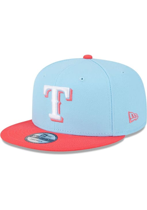 Texas Rangers New Era Color Pack 9FIFTY Snapback Hat - LIGHT BLUE