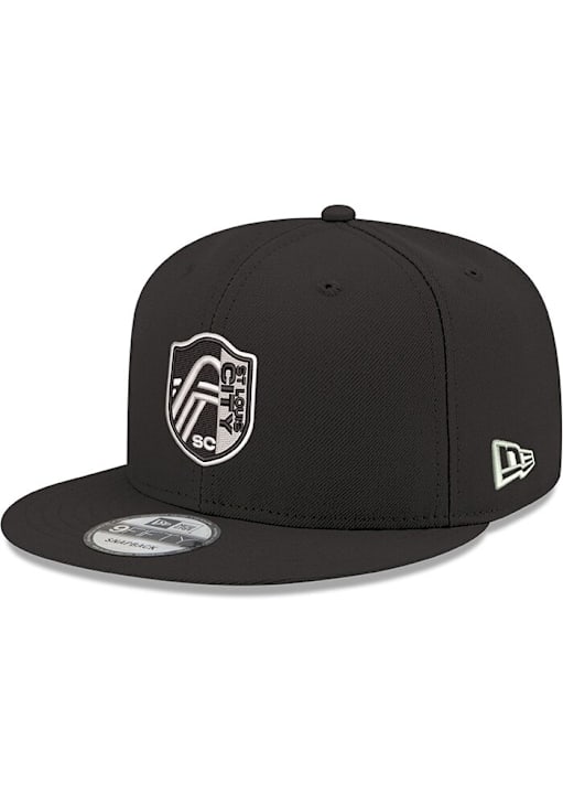 St Louis City SC New Era BLACK Tonal Primary Crest 9FIFTY Snapback Hat ...