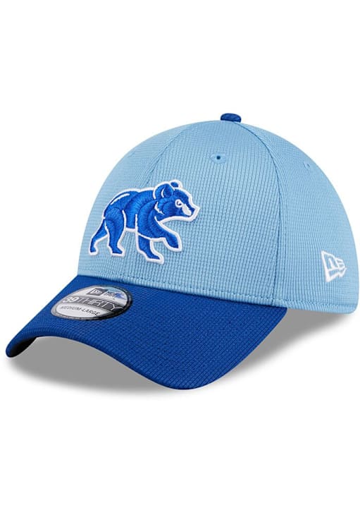 Chicago Cubs Mens 2024 Spring Training 39THIRTY LIGHT BLUE New Era Flex ...