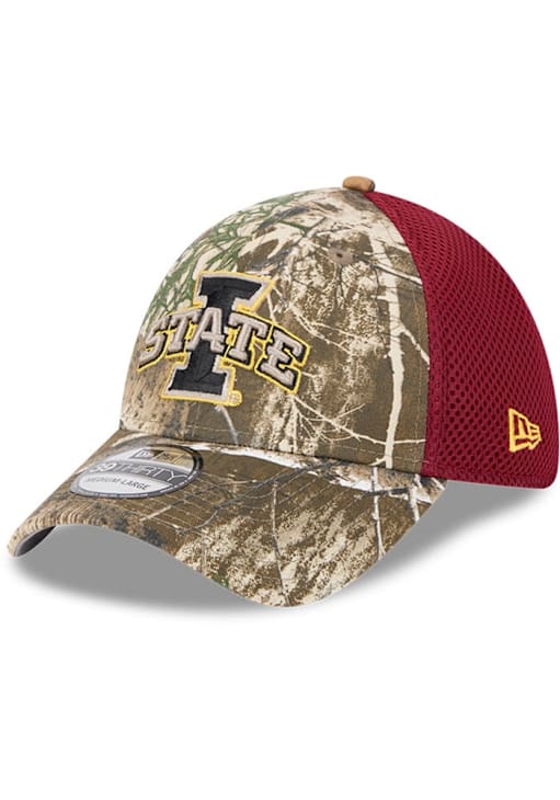 Iowa State Cyclones Mens Camo 39THIRTY CAMO New Era Flex Hat - 59027687