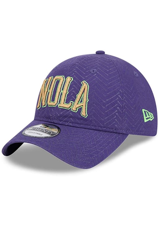 New Era New Orleans Pelicans PURPLE 2024 NBA City Edition 9TWENTY ...