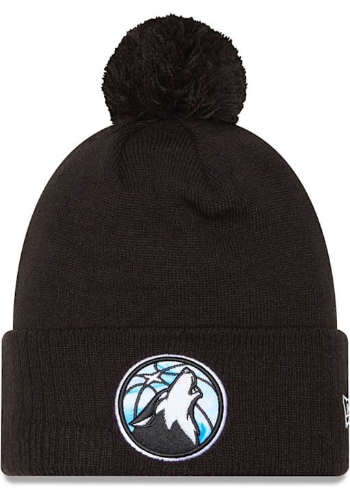 Minnesota Timberwolves New Era BLACK 2024 NBA City Edition Knit Knit Hat