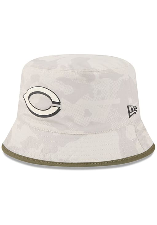 New Era Cincinnati Reds TAN MLB25 AFD BCKT Bucket Hat - 59035402