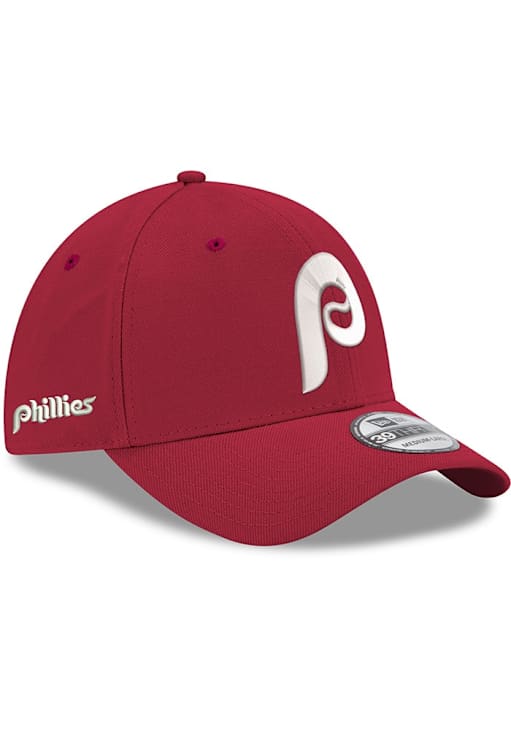 Philadelphia Phillies Mens 39THIRTY Flex MAROON New Era Flex Hat - 59036434