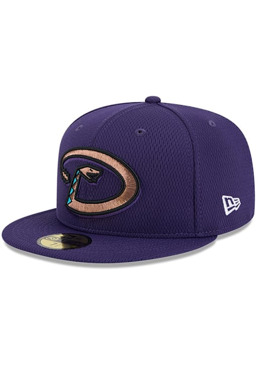 Arizona Diamondbacks Mens 2025 Clubhouse Alt 59FIFTY PURPLE New Era ...