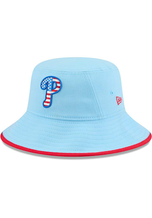 New Era Philadelphia Phillies LIGHT BLUE 2025 MLB 4th of July Bucket ...