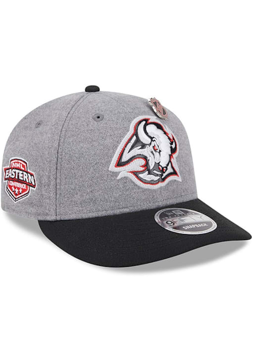 New Era Buffalo Sabres GREY Wool Low Profile 9FIFTY Adjustable Hat ...