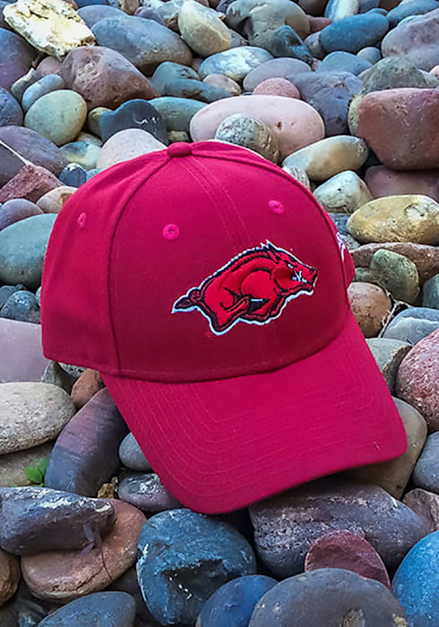 New Era Arkansas Razorbacks The League 9FORTY Adjustable Hat - Crimson
