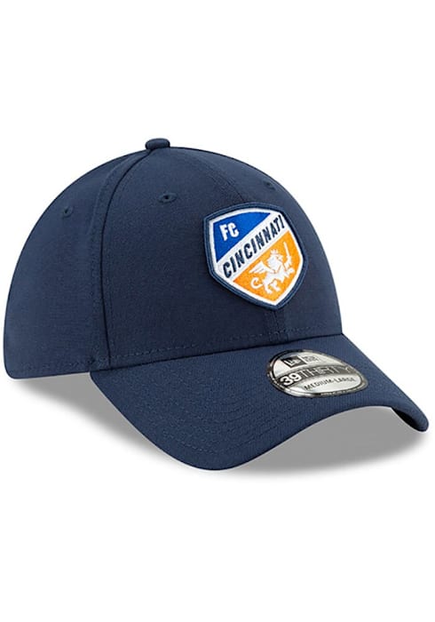 FC Cincinnati Basic 39THIRTY Navy Blue New Era Flex Hat