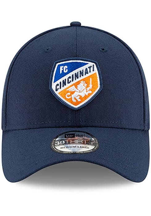 FC Cincinnati Basic 39THIRTY Navy Blue New Era Flex Hat