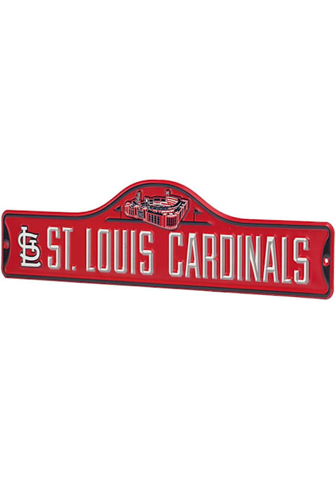 St Louis Cardinals Metal Street Sign