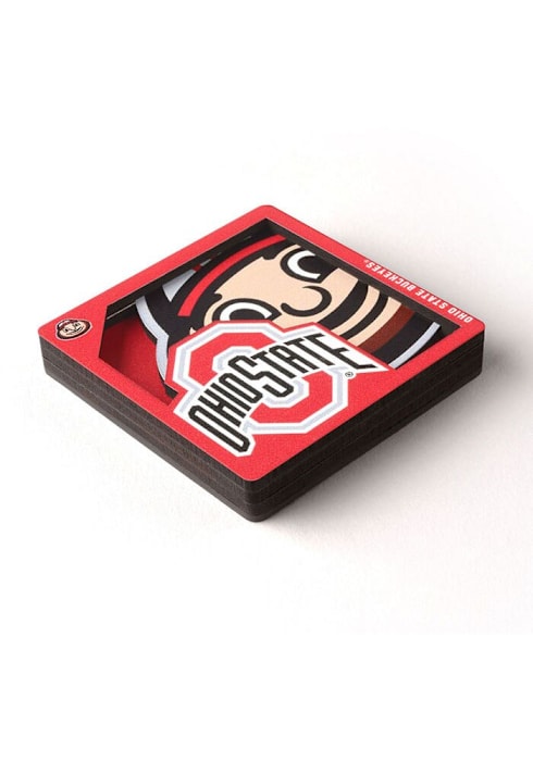 Ohio State Buckeyes 3D Logo Magnet