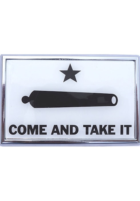 Texas Metal Car Emblem