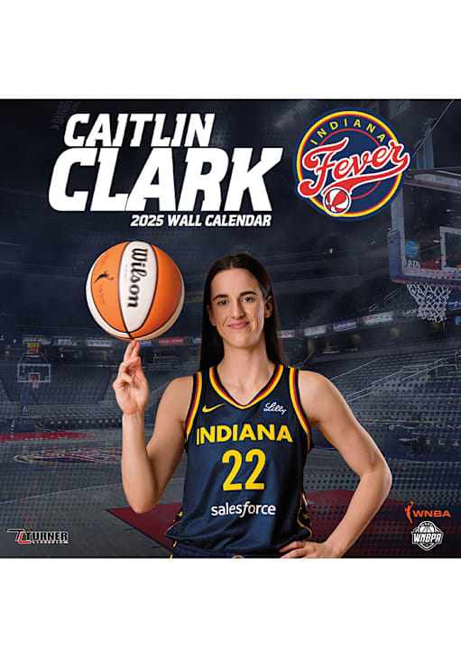 Indiana Fever 2025 12x12 Caitlin Clark Calendar - NAVY