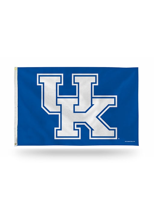 Kentucky Wildcats 3x5 Graphic BLUE Silk Screen Grommet Flag - 7143807