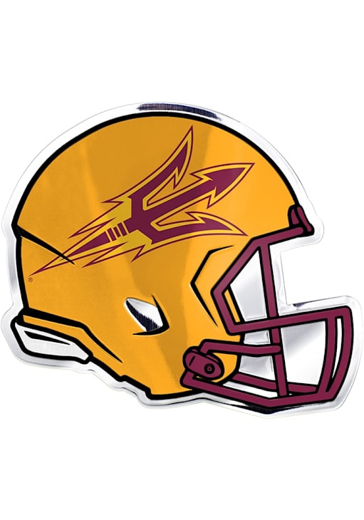 Arizona State Sun Devils MAROON Alt Logo Car Emblem - 7250548