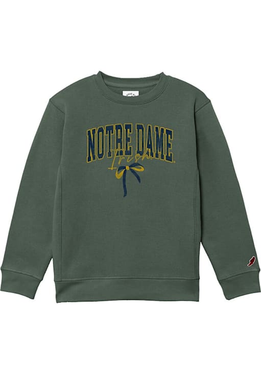 Notre Dame Fighting Irish Girls Team Script Sweatshirt - Ã‚Â GREEN ...