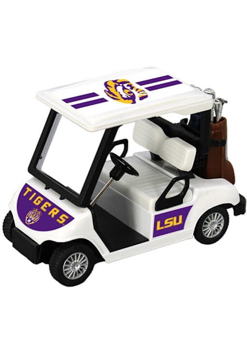 LSU Tigers Toy | LSU Tigers Car White Logo Golf Cart - 7726678