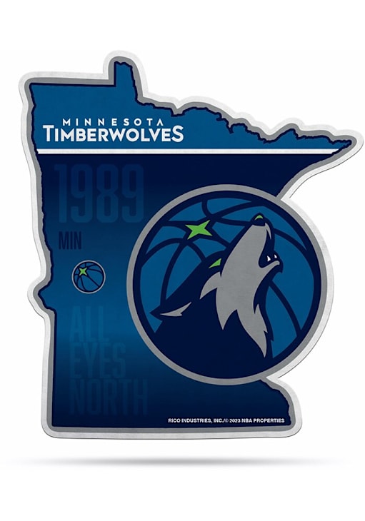 Minnesota Timberwolves State Shape Pennant - 77362570119
