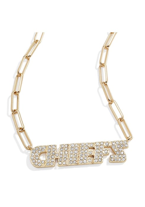 Kansas City Chiefs BaubleBar Chain Womens Necklace