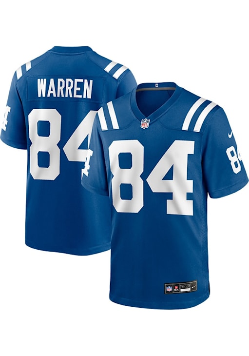 Tyler Warren Indianapolis Colts ROYAL Home Jersey - 77793974