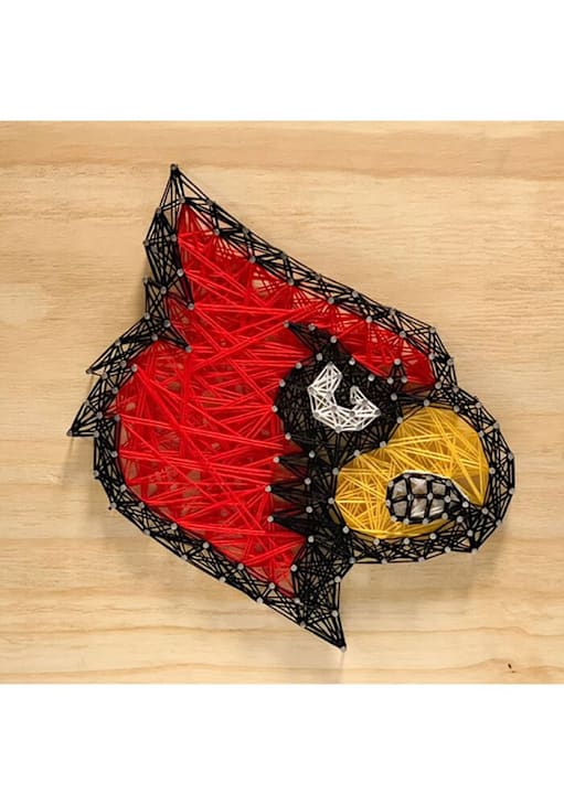 Louisville Cardinals String Art Craft Kit Puzzle