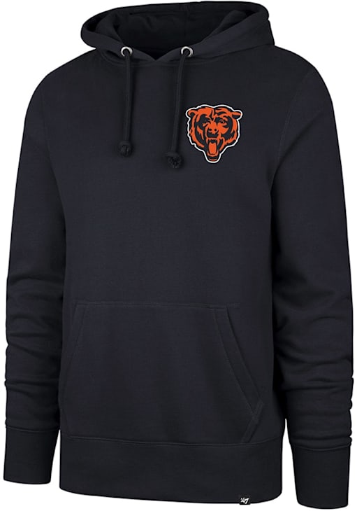 47 Chicago Bears Mens NAVY Regional Backer Headline Hoodie - 820346259