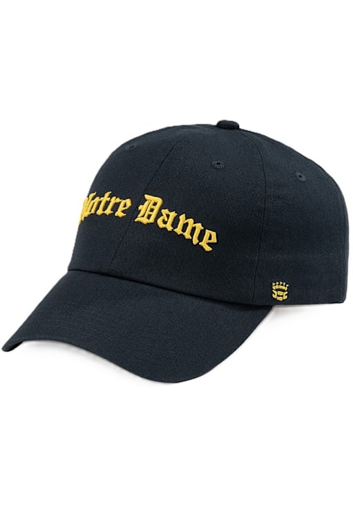 Homefield Notre Dame Fighting Irish NAVY Script Dad Hat Adjustable Hat ...