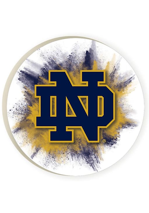 Notre Dame Fighting Irish Color Splash Car Coaster - NAVY