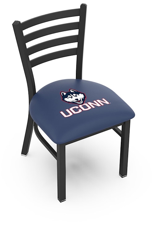 UConn Huskies BLACK Stationary Black Wrinkle Finish Pub Stool - 89714740