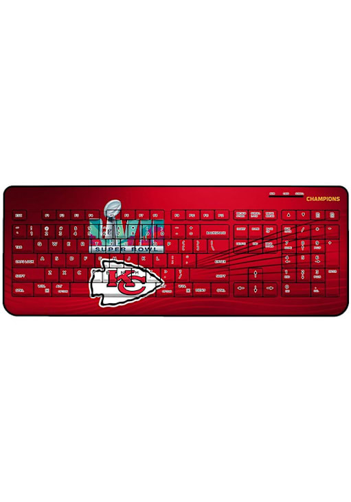 Kansas City Chiefs 2022 Super Bowl LVII Champ Wireless USB Keyboard