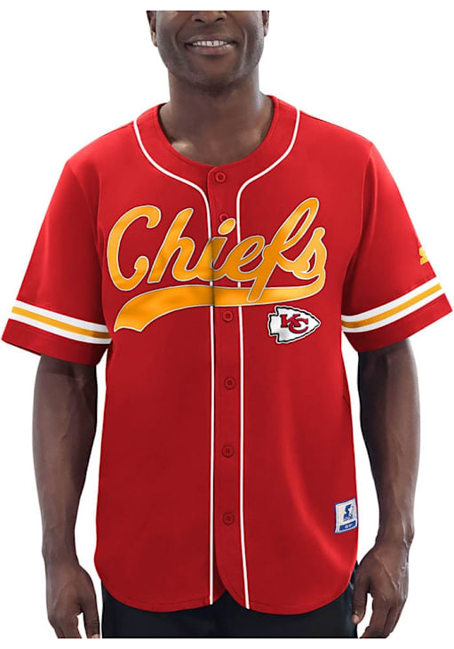 Starter Kansas City Chiefs Mens NAVY Line of Scrimmage - 9439820