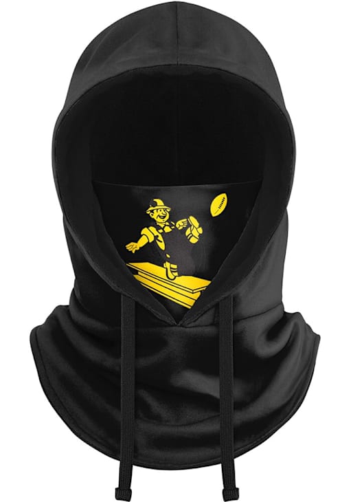 Pittsburgh Steelers Forever Collectibles BLACK Retro Drawstring Hooded ...