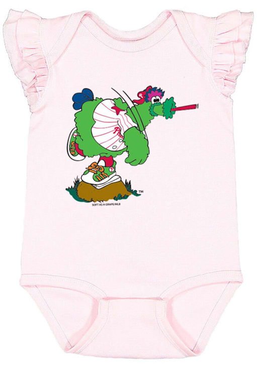 Philadelphia Phillies Phillie Phanatic Baby Phanatic Pitching PINK One ...