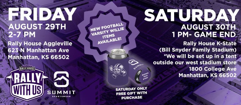 K-State Wildcats Gear | Kansas State University Store at Rally House ...