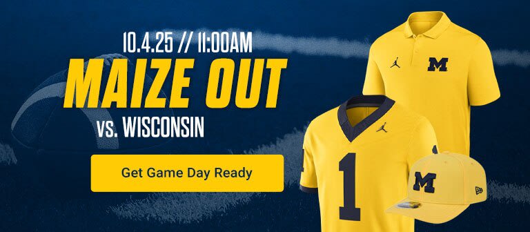 Michigan Wolverines Apparel & Merch | Explore the Michigan Wolverines ...