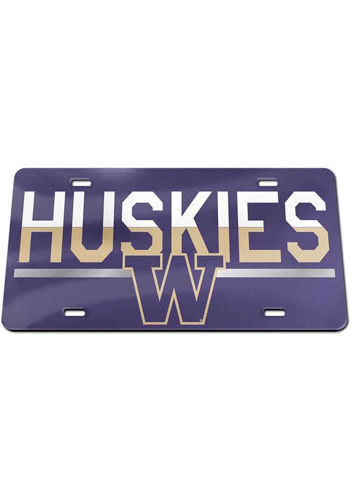 Washington Huskies License Frame- Washington Huskies Logo Specialty ...