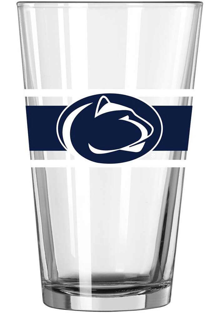 Penn State Nittany Lions BLUE 16oz Stripe Pint Glass - 10100143