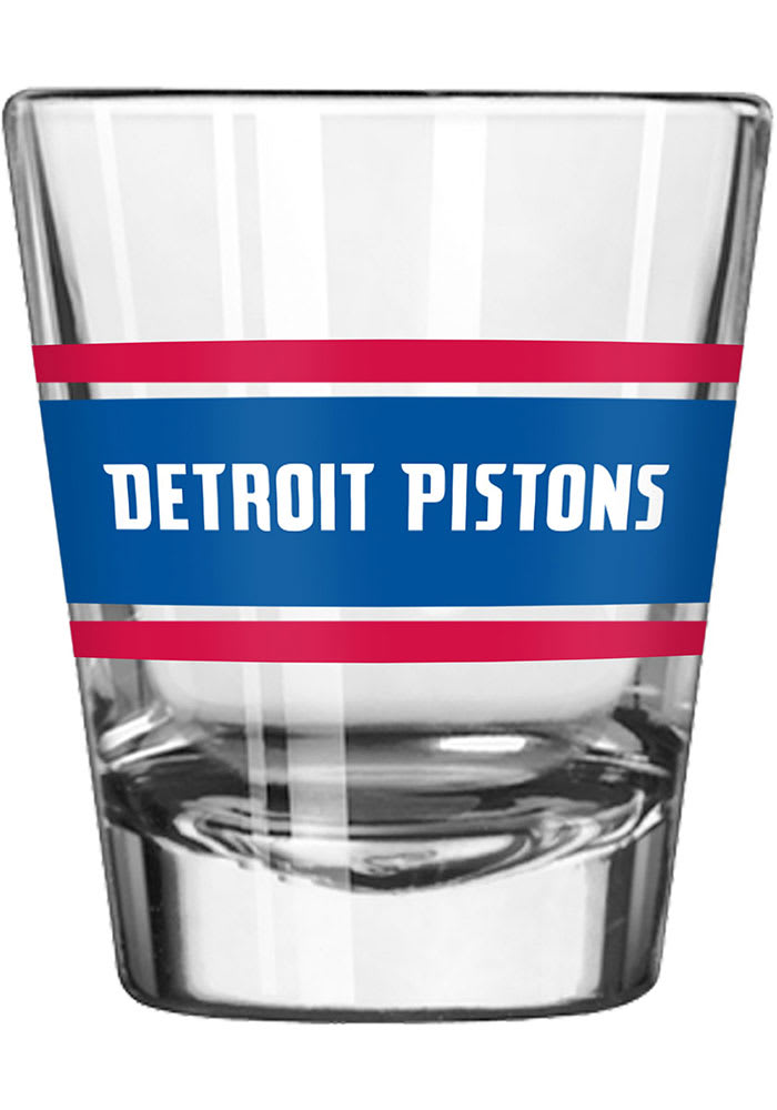 Detroit Pistons Red 2oz Stripe Shot Glass - 10100274